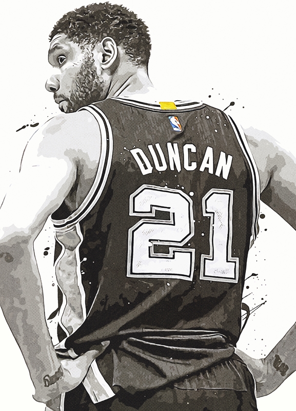 Tim Duncan posters & prints by GalleryVoyage - Printler