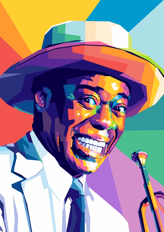 Louis Armstrong posters & prints by Wpap Maker - Printler